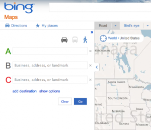 Bing speeds up driving directions