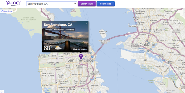 Yahoo Maps was re-designed and upgraded (even though they are not ...